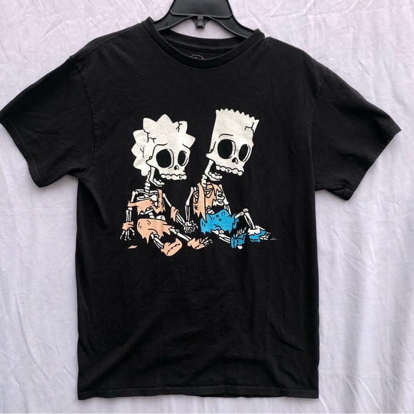 Simpsons | Shirts | The Simpsons Bart Lisa Skeleton Dead Tshirt Men ...